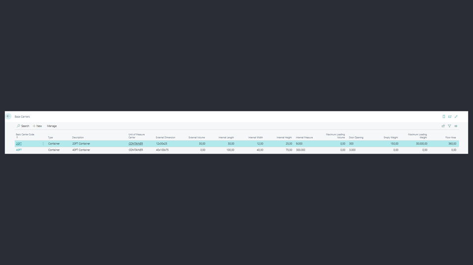 Container Shipment App